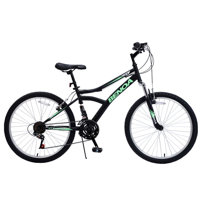 Bicicleta Benoá Preta G24K0925 Aro 24 Freio V-Brake Quadro Aço Carbono ...